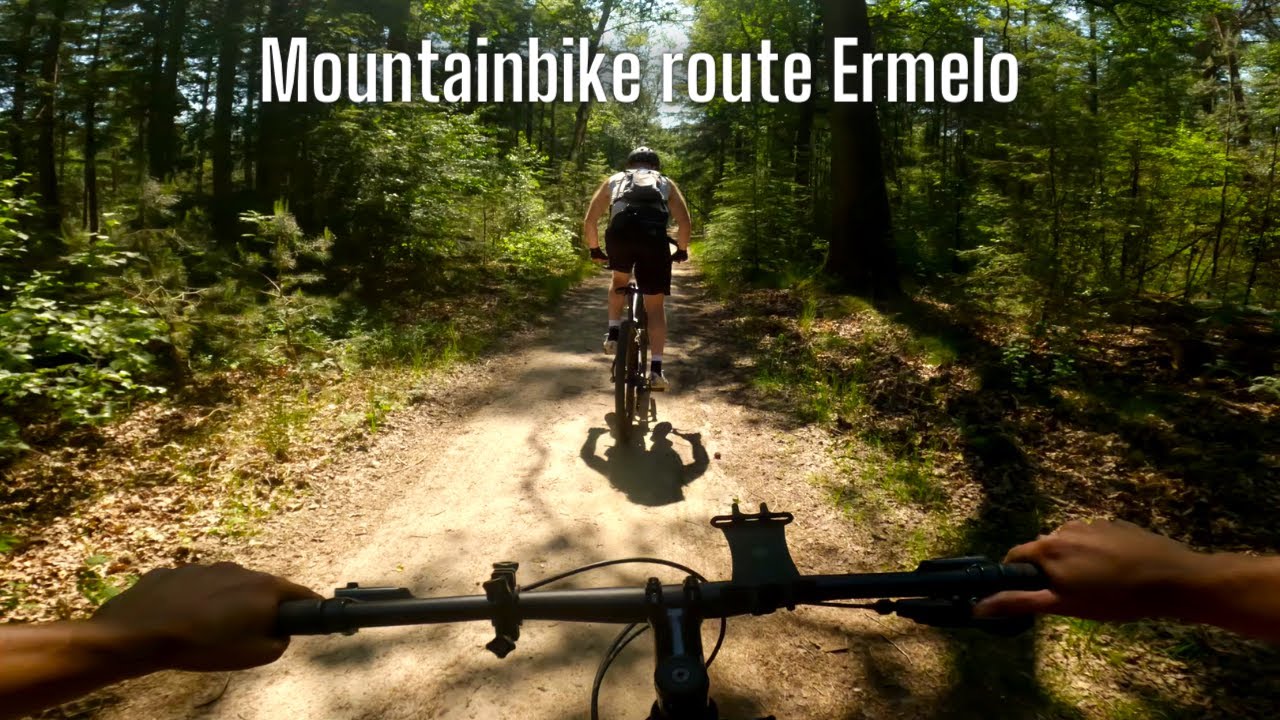 We doen de Mountainbike (mtb) route van Ermelo! - YouTube