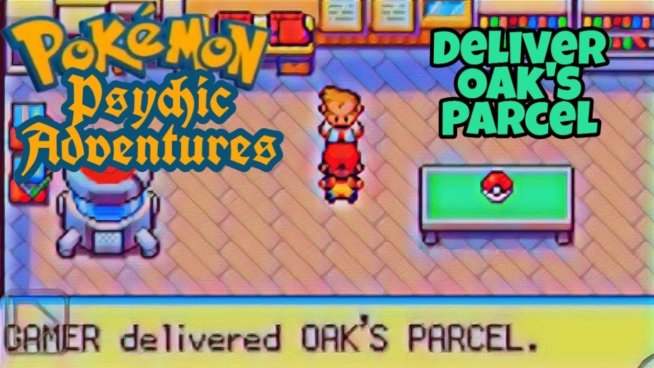 How To Deliver Oak Parcel Pokémon Psychic Adventure Youtube