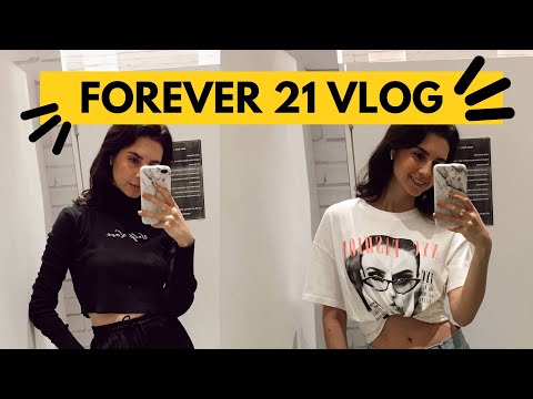 VLOG Shopping Day | Forever 21 tryon  NEW IN / Um Dia de Compras e Provador