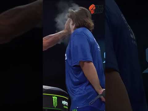 Mena vs Mata-Varona #slowmotion #PowerSlap #SlapFight #Knockout #EpicSlap  #SlapFury #shorts