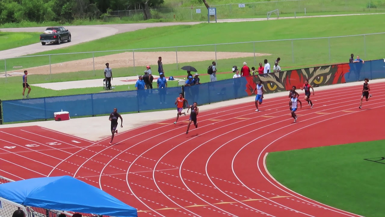 Wharton Wave Invitational 6-5-21 200M 15-16yr old boys - YouTube