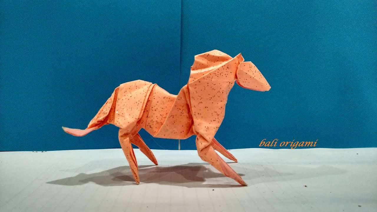 Origami Horse (Roman Diaz) Part 3 - YouTube
