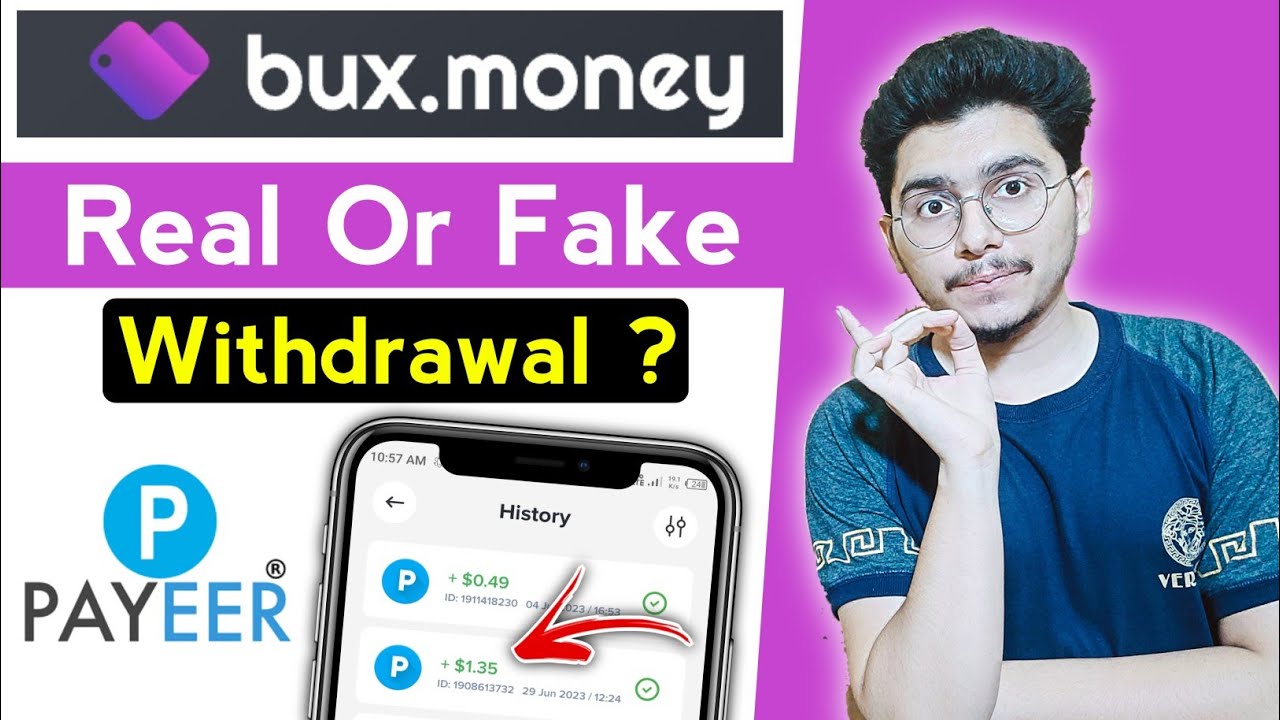 Bux.money Payment Proof | Bux Money Online Income 2023 | Bux.money ...