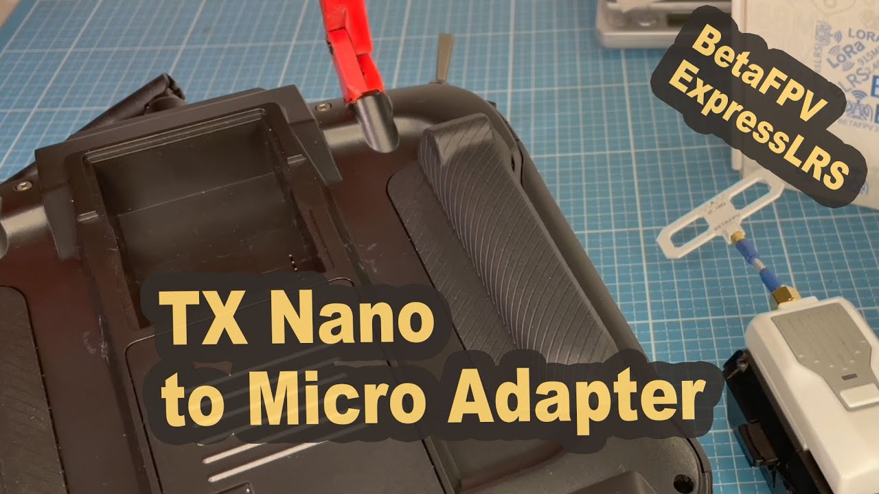 BetaFPV ExpressLRS Nano to Micro TX Adapter DIY - YouTube