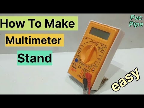 How To Make a Multimeter Stand|From PVC Pipe|samar experiment - YouTube