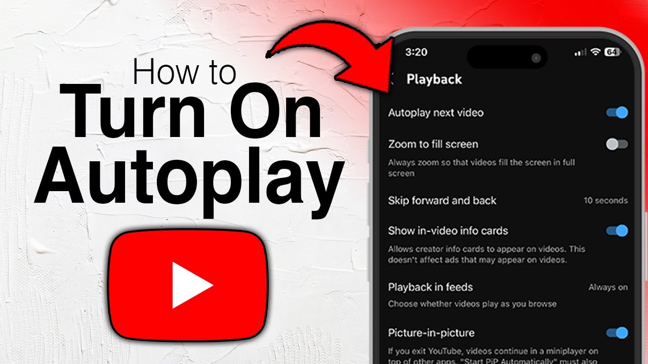 How to Turn On Autoplay on YouTube App - Step by Step - YouTube