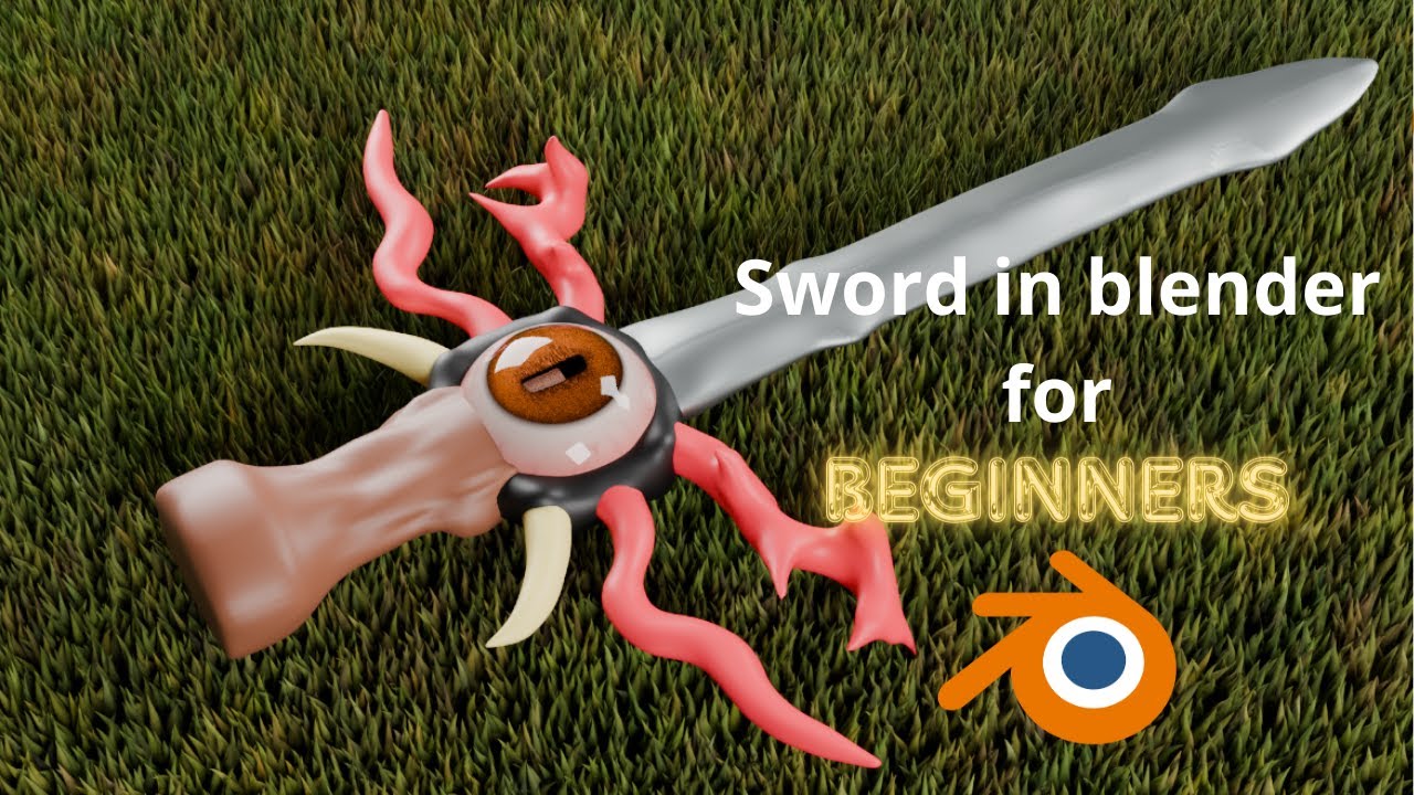 Sword in blender for beginners (easy way) - YouTube