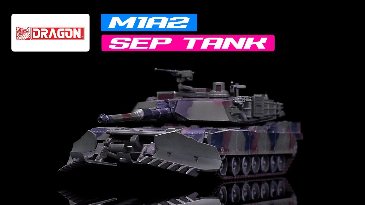 United States M1A2 SEP Tank with Mine Plow US Army Fort Knox 2002 1/72 ...