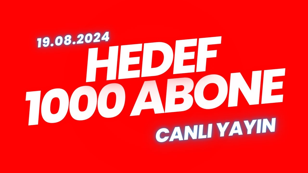 ROBLOX AÇILACAK MI? HEDEF 1000 ABONE CANLI YAYINI #keşfet #kesfet # ...