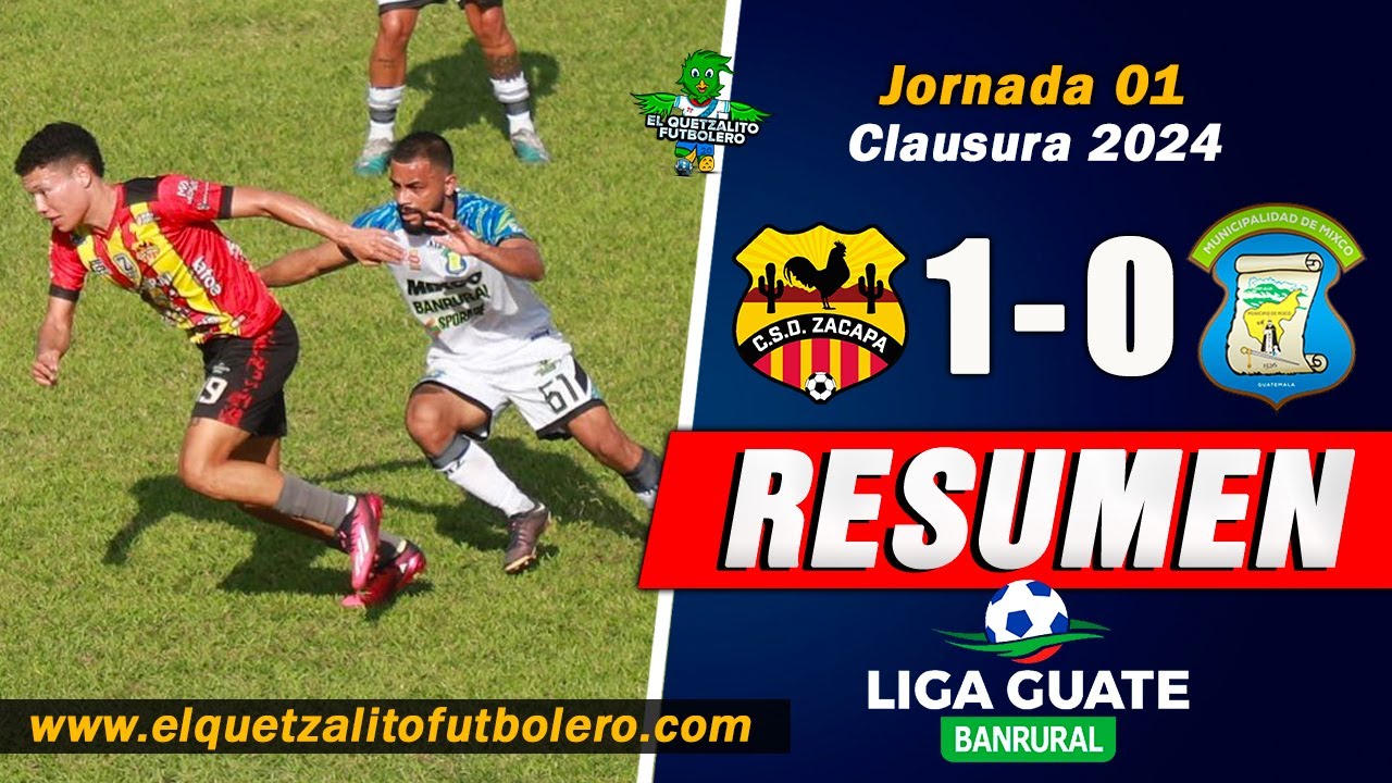 VICTORIA GALLO/ Zacapa 1 vs Mixco 0 / Jornada 1 Clausura 2024 Liga ...