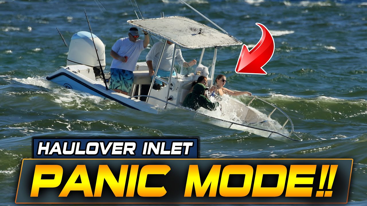 INSANE AMOUNT TO WATER FILLING THE BOAT!! HAULOVER INLET |BOAT ZONE ...