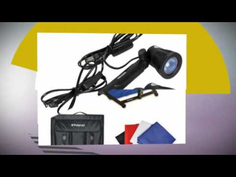 Polaroid Photo Studio Kit with 2 Output Lights, 4 Backdrops, - YouTube