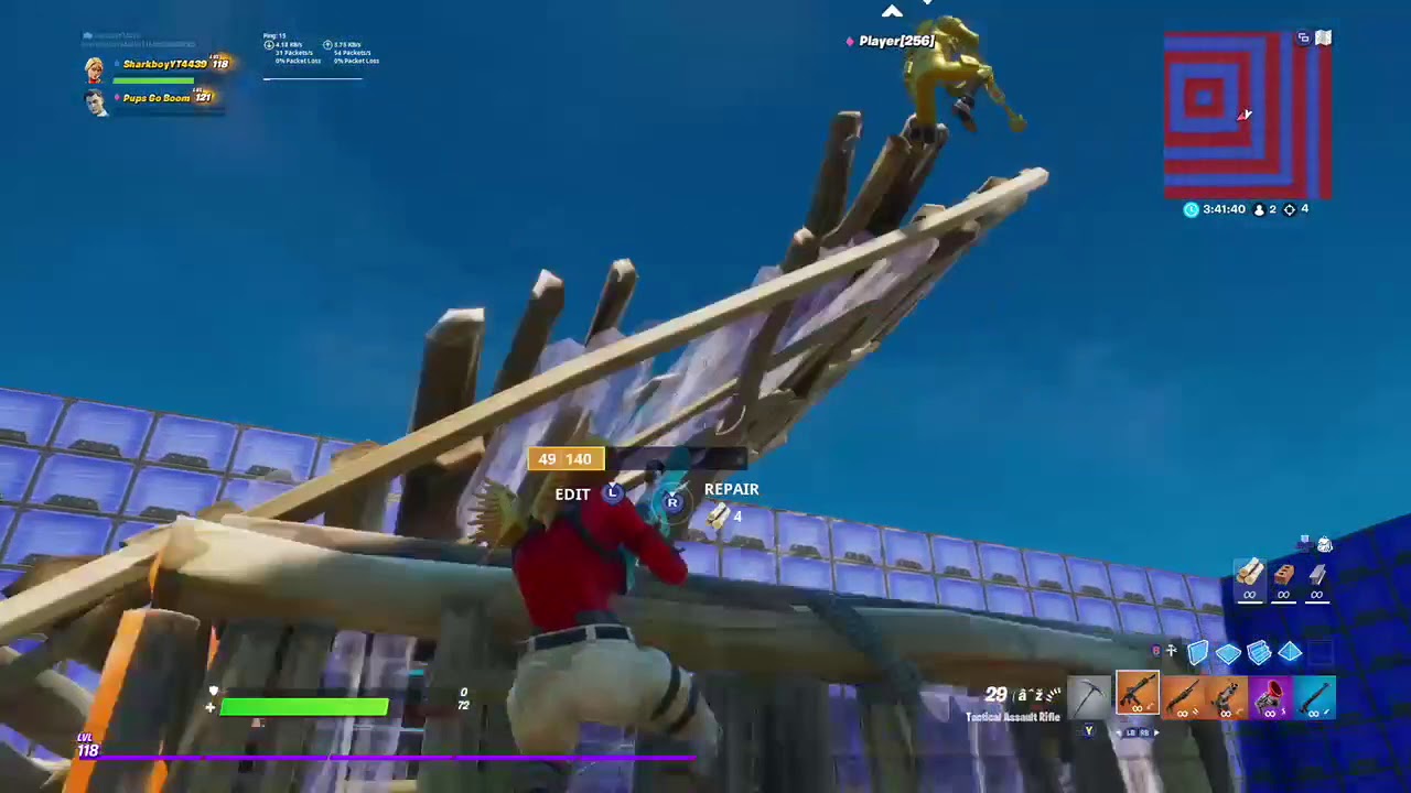 My first clips of FORTNITE!(creative mode) - YouTube