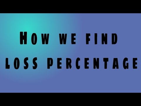 how we find loss percentage|loss percentage #mathstricks #viral#video# ...