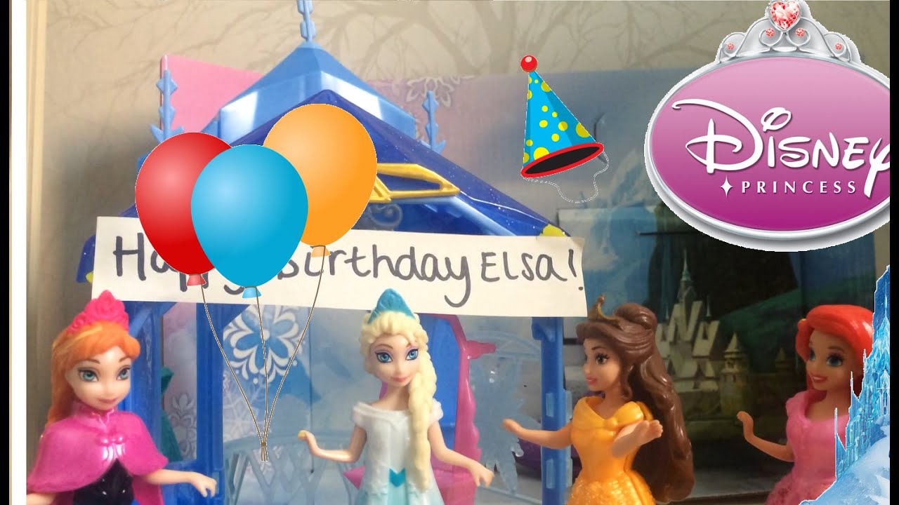 Elsa Surprise Birthday Party Disney Frozen - YouTube