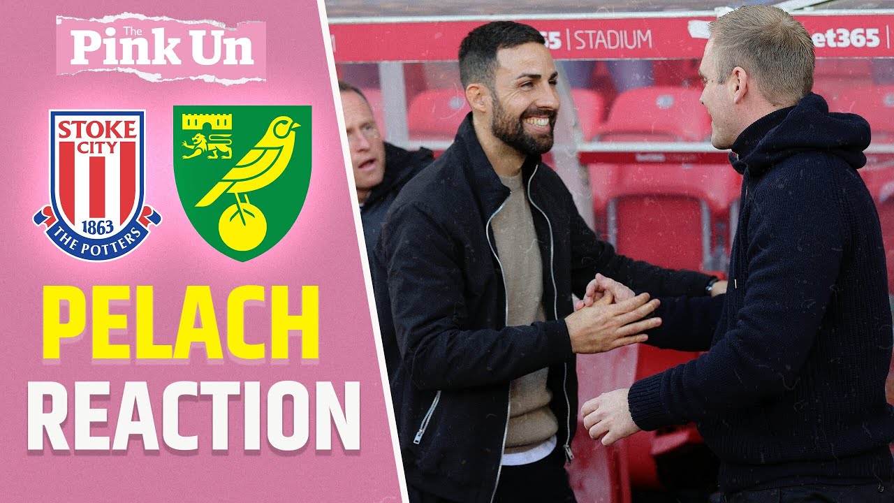 Narcis Pelach Reaction | Stoke City 1-1 Norwich City | The Pink Un ...