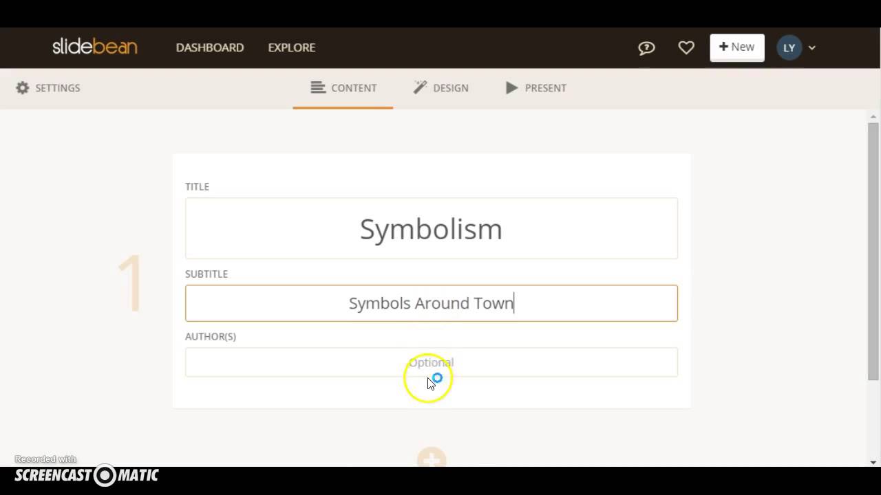 Slidebean Screencast - YouTube