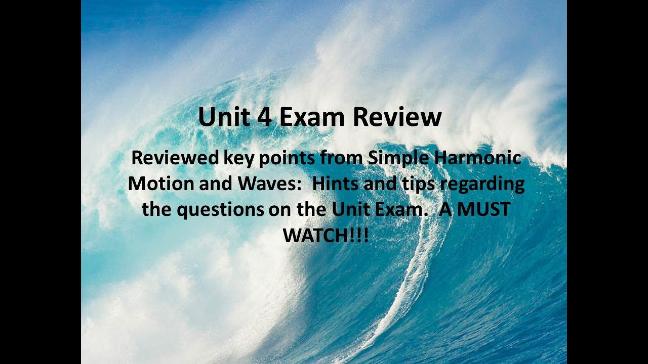 Physics 20 | Simple Harmonic Motion and Waves Exam Review - YouTube