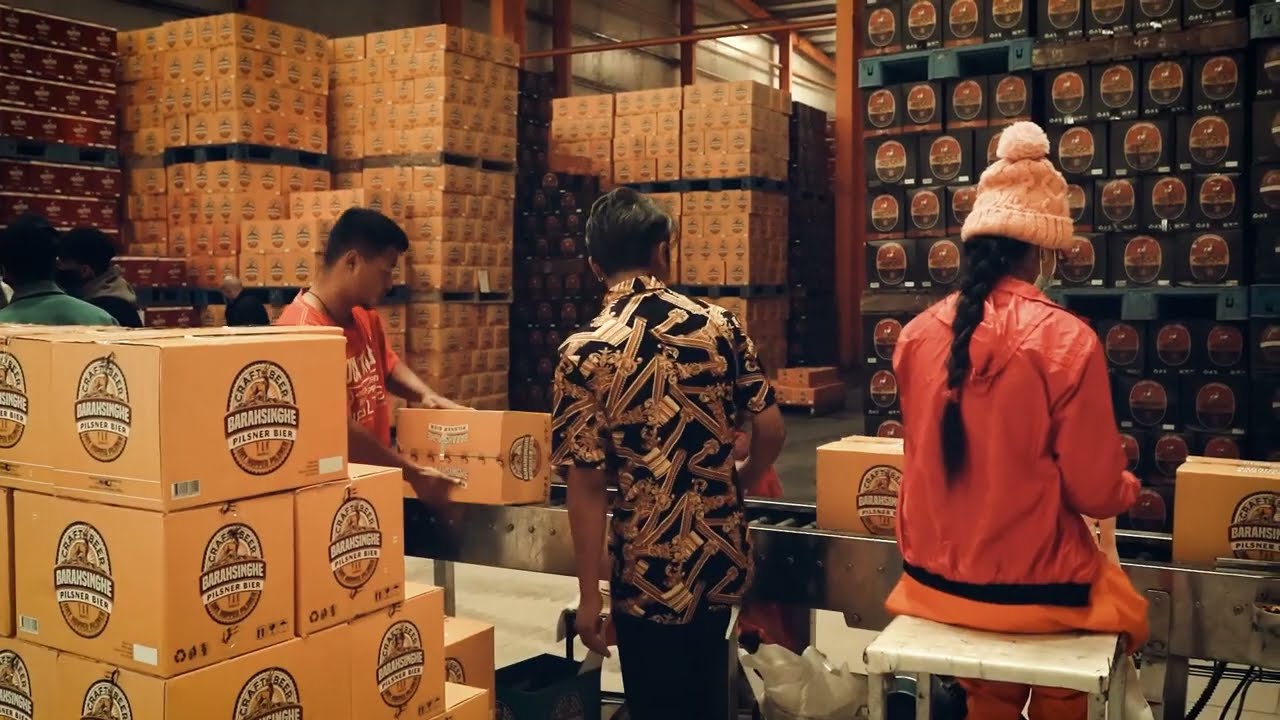 Short Trip to Barahsinghe Beer Brewery - YouTube