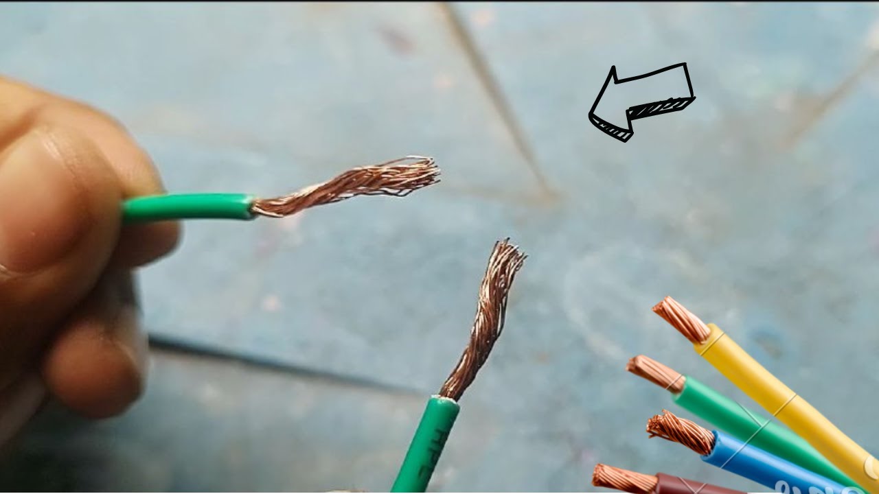 Correct Technique of Wire Joining - YouTube