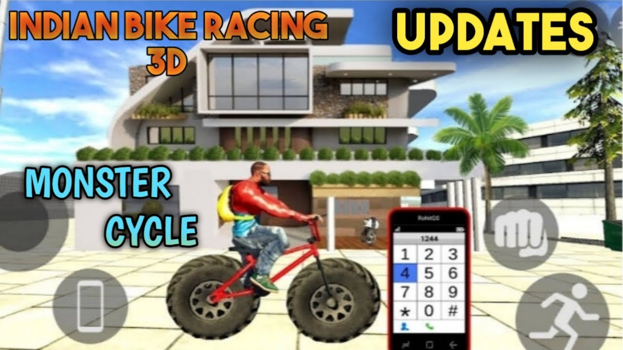 Monster Cycle ।। Indian Bike Driving 3D New Updates ।। Monster Cycle ...