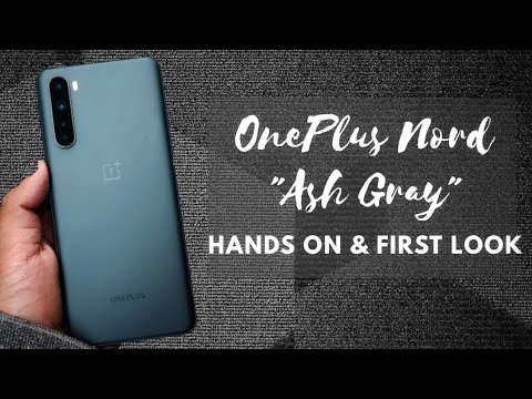 OnePlus Nord Gray Ash Special Edition Hands On & First Look 😍 - YouTube