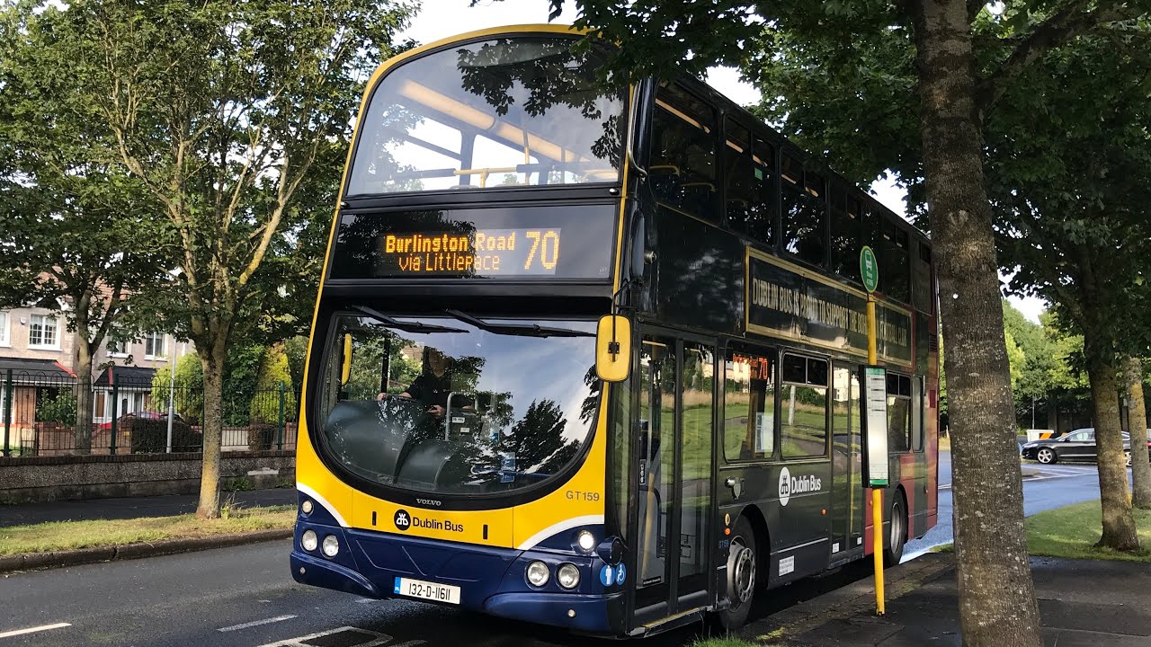 Dublin Bus | Route 70 to Burlington Road | Wright Gemini 2 Volvo B9TL ...