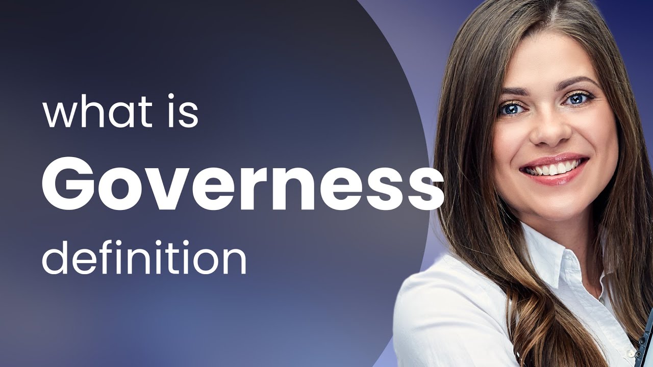 Governess | definition of GOVERNESS - YouTube
