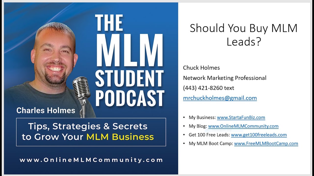 Should You Buy MLM Leads? - YouTube