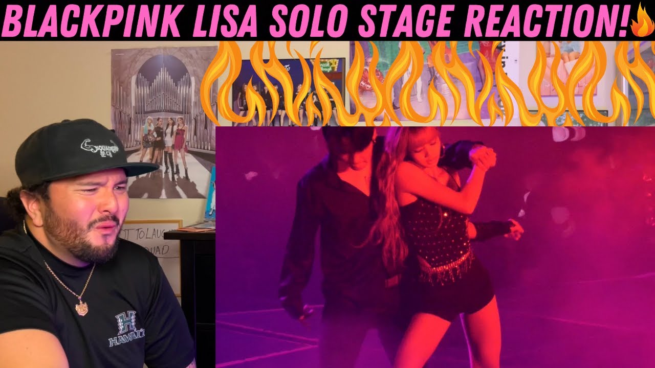 BLACKPINK LISA Solo Stage Reaction! - YouTube