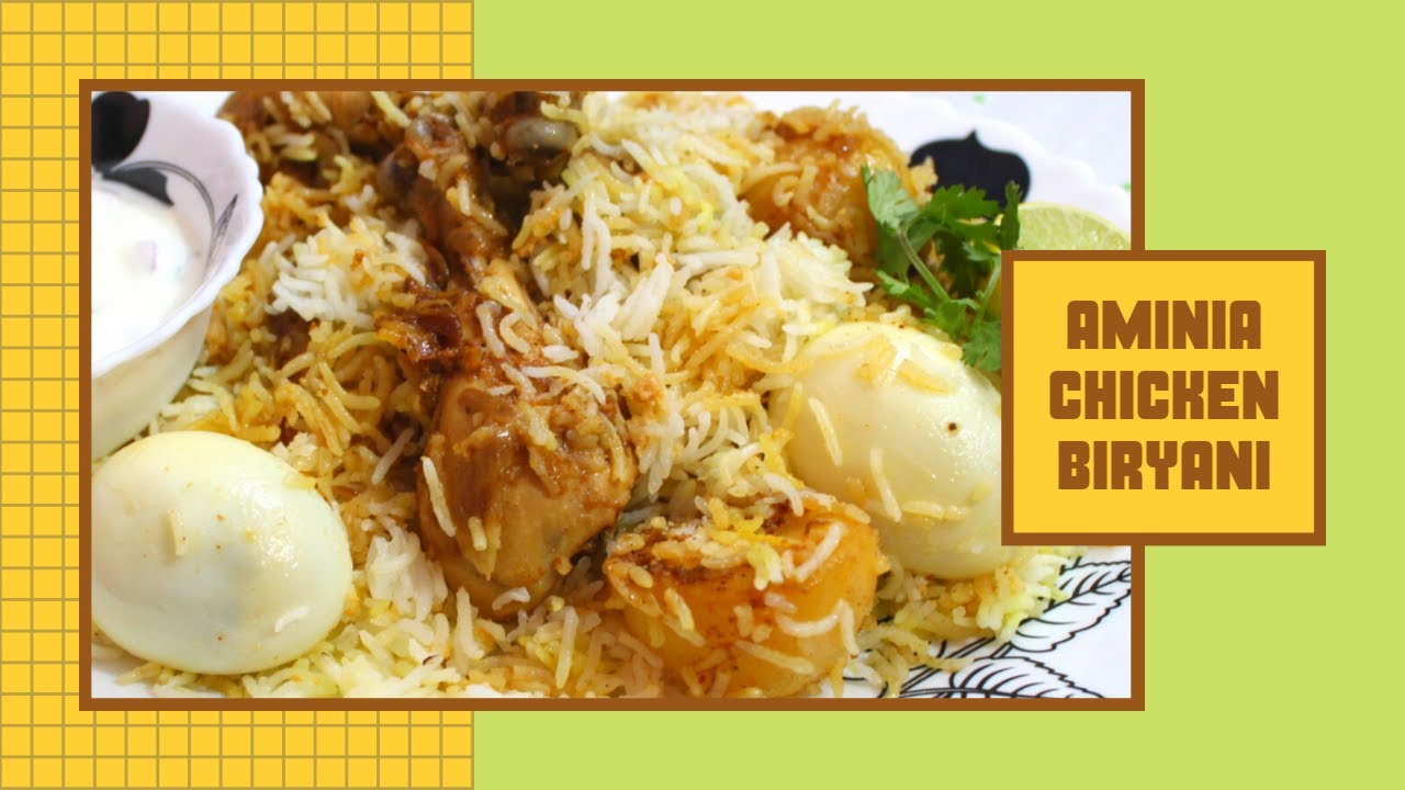 Chicken Biryani Recipe | Kolkata Chicken Biryani (Aminia Style ...