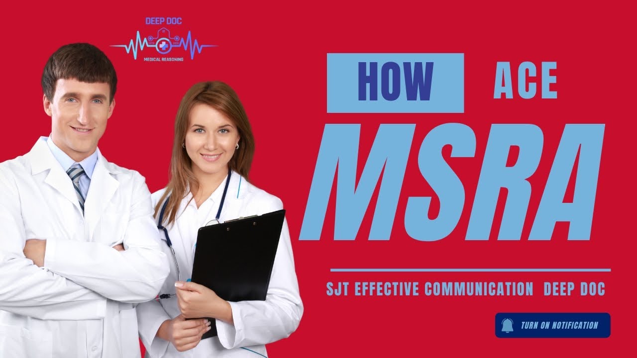 MSRA SJT: Mastering Effective Communication for Top Scores - YouTube