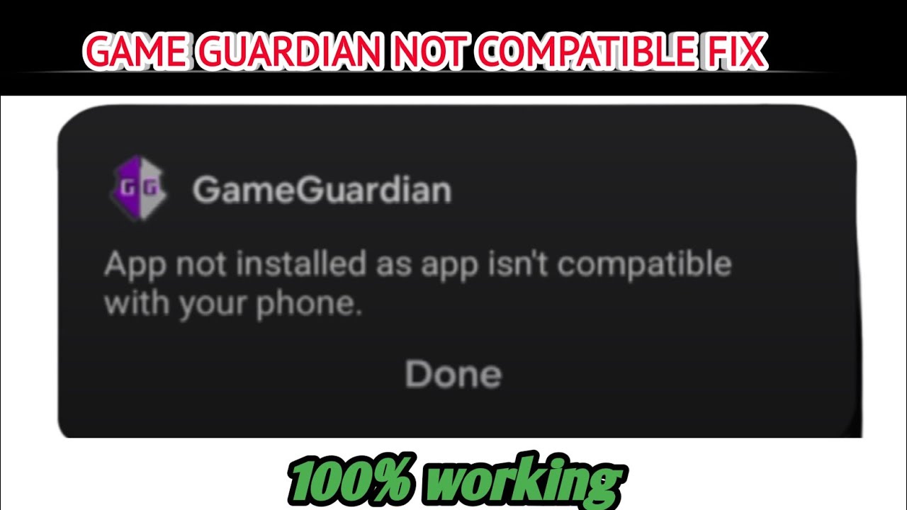 How to fix Game Guardian isn't compatible with your device - YouTube