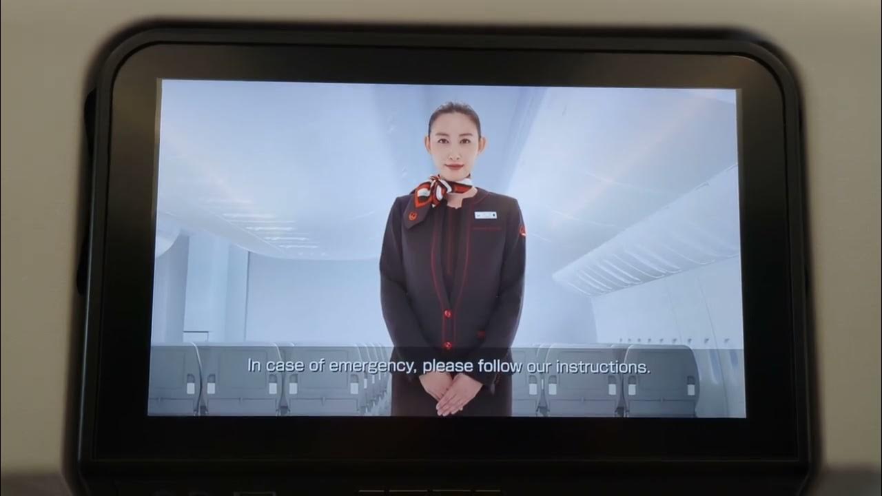 JAL(Japan Airlines) Safety video (HND → CTS) - YouTube