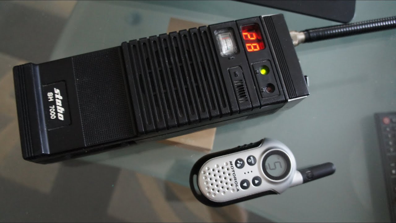 Stabo SH 7000 CB Walkie Talkie トランシーバー - YouTube