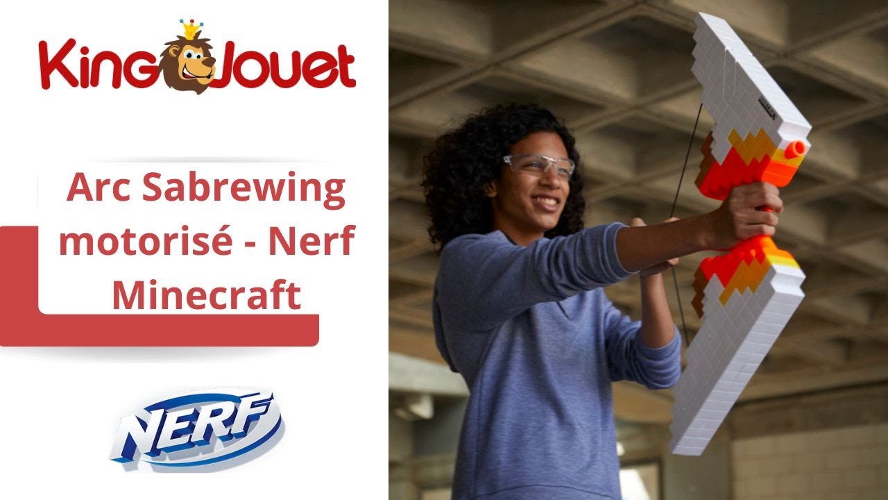 Arc Sabrewing motorisé Nerf Minecraft - YouTube