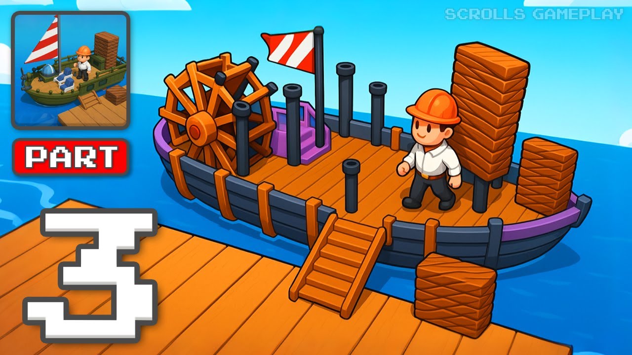 Ship Craft: Seaport Tycoon - Gameplay Walkthrough Part 3 - Build Ships Rule The Port (iOS ...