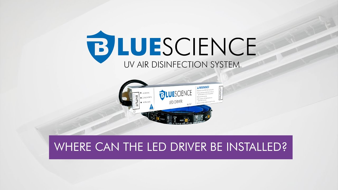 BlueScience - Where can the LED Driver be installed? - YouTube