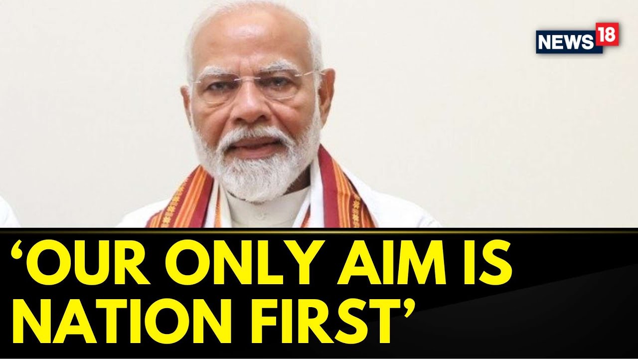 PM Modi Says 'Our Only Aim Is Nation First' While Speaking in The Lok ...