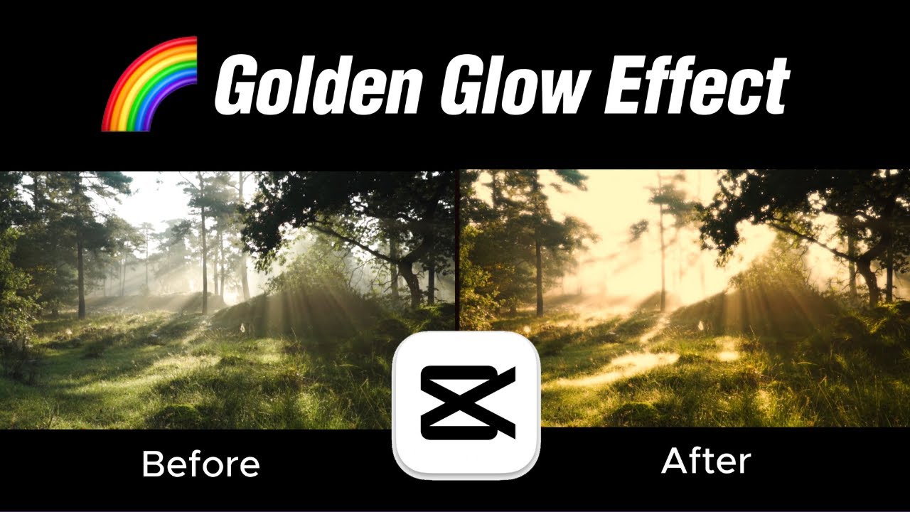 How to Create a Golden Glow Video Effect in CapCut PC - YouTube