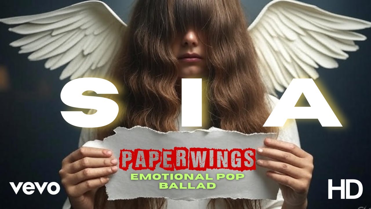 SIA - Paper wings (2025 MUSIC VIDEO) - YouTube