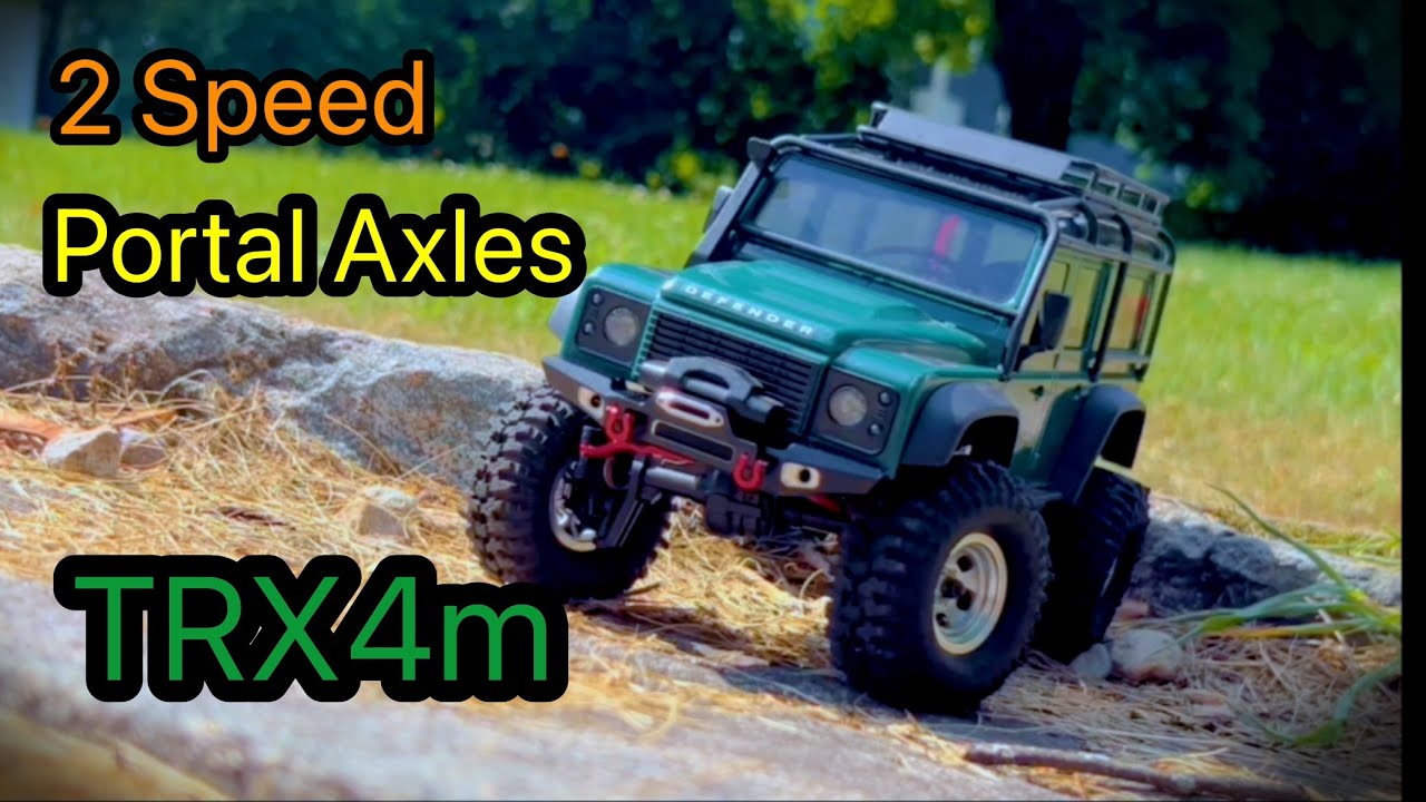 TRX4m - 2 Speed, Portal Axles, Power Hobby Servo & more! - YouTube