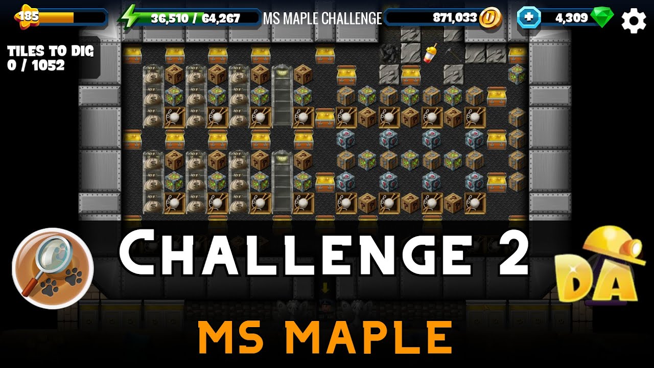 Ms Maple Challenge 2 | Ms Maple #6 | Diggy's Adventure - YouTube