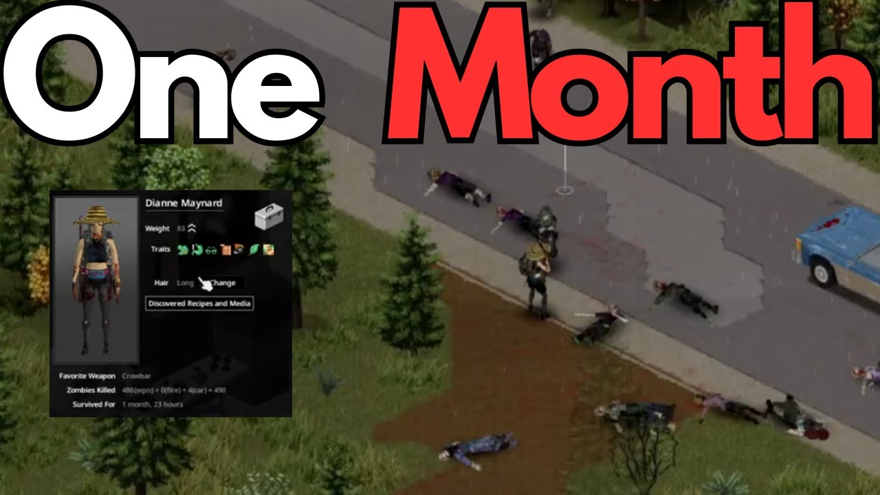 I Survived for 30 Days in Project Zomboid Build 42 - YouTube