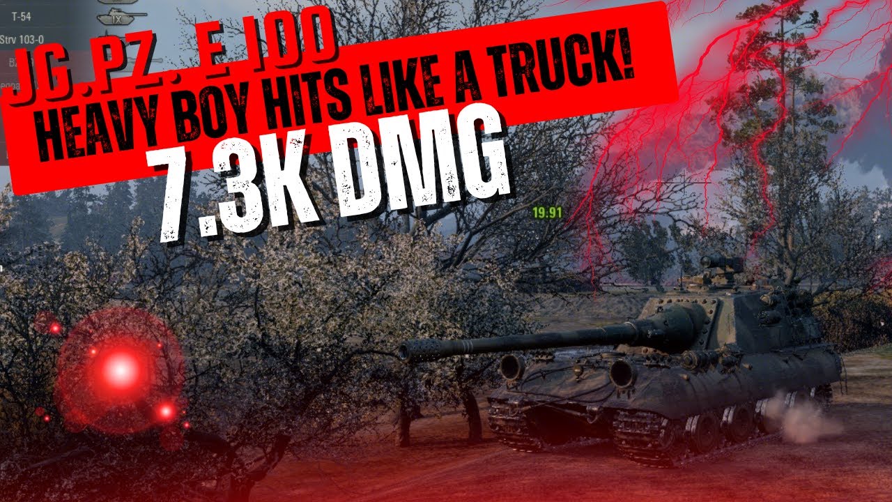 HEAVY BOY HITS LIKE A TRUCK! 💀 7.3K DAMAGE | Jg.Pz E 100 | Studzianki Ace Tanker | World of ...