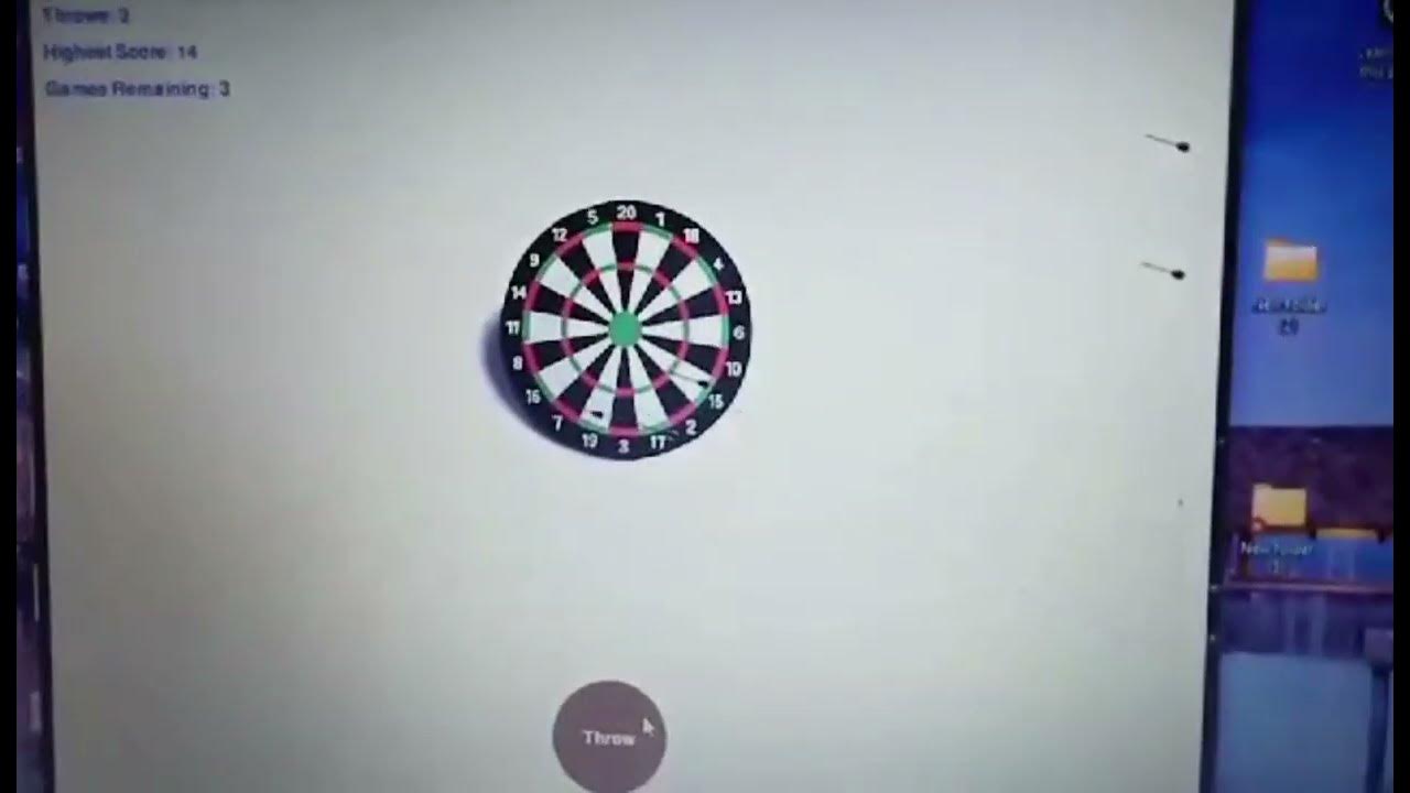 PYTHON - DART GAME TUTORIAL - YouTube