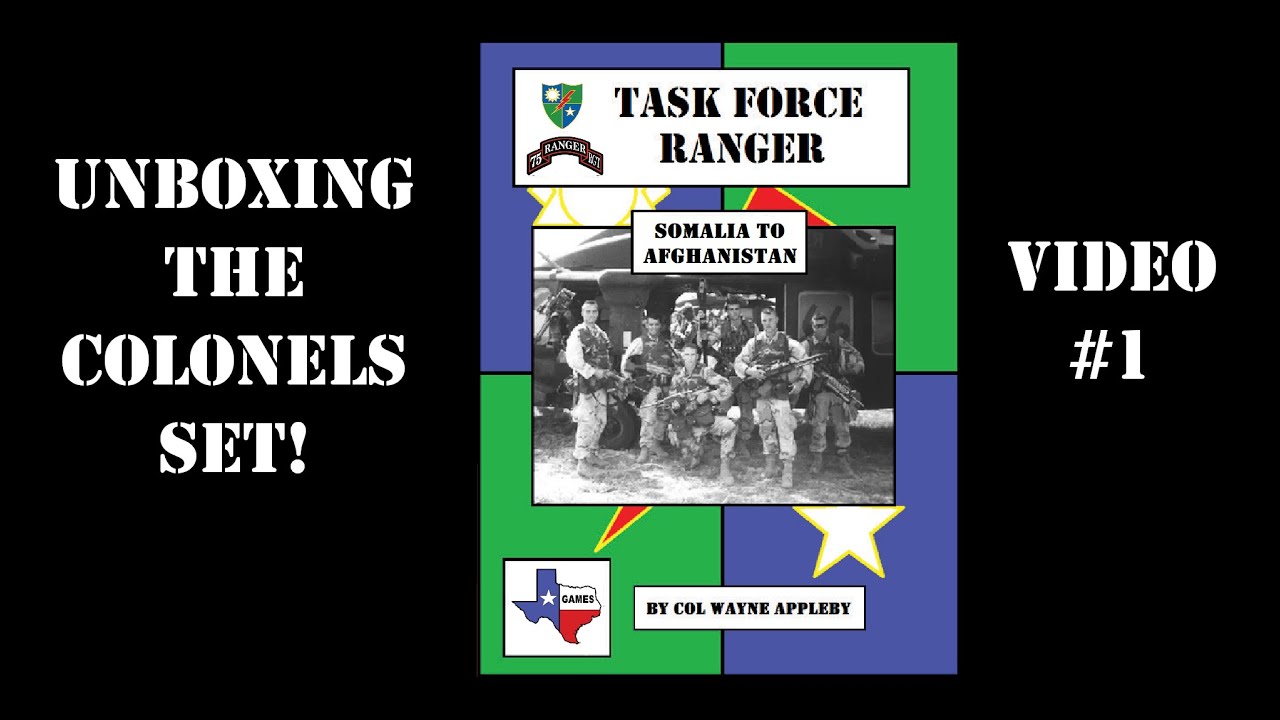 Task Force Ranger Somalia to Afghanistan Game Rules, Video #1 - YouTube