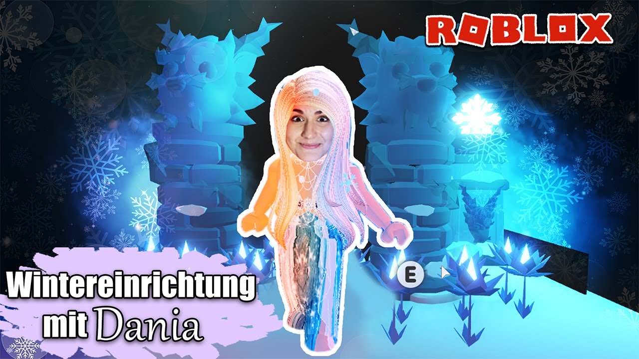 DANIA ALS EISKÖNIGIN ELSA! ️ Endlich neue Wintermöbel in Adopt me ...