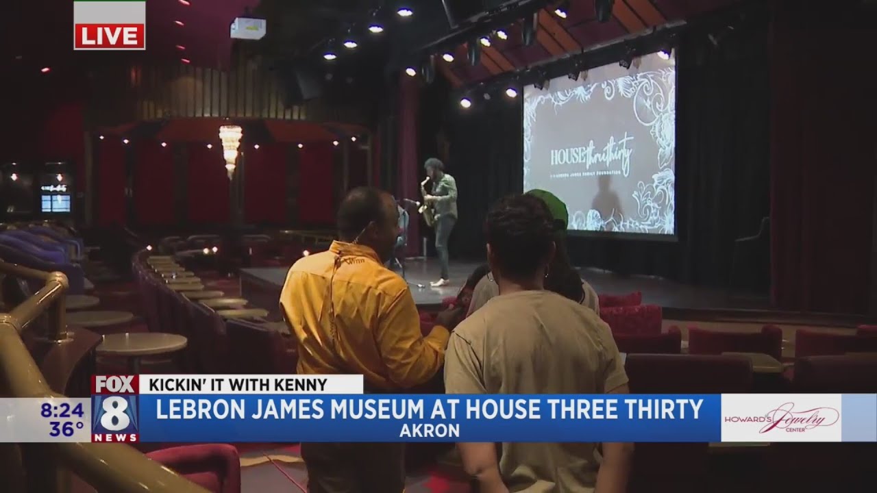 Kenny visits LeBron James' House Three Thirty - YouTube