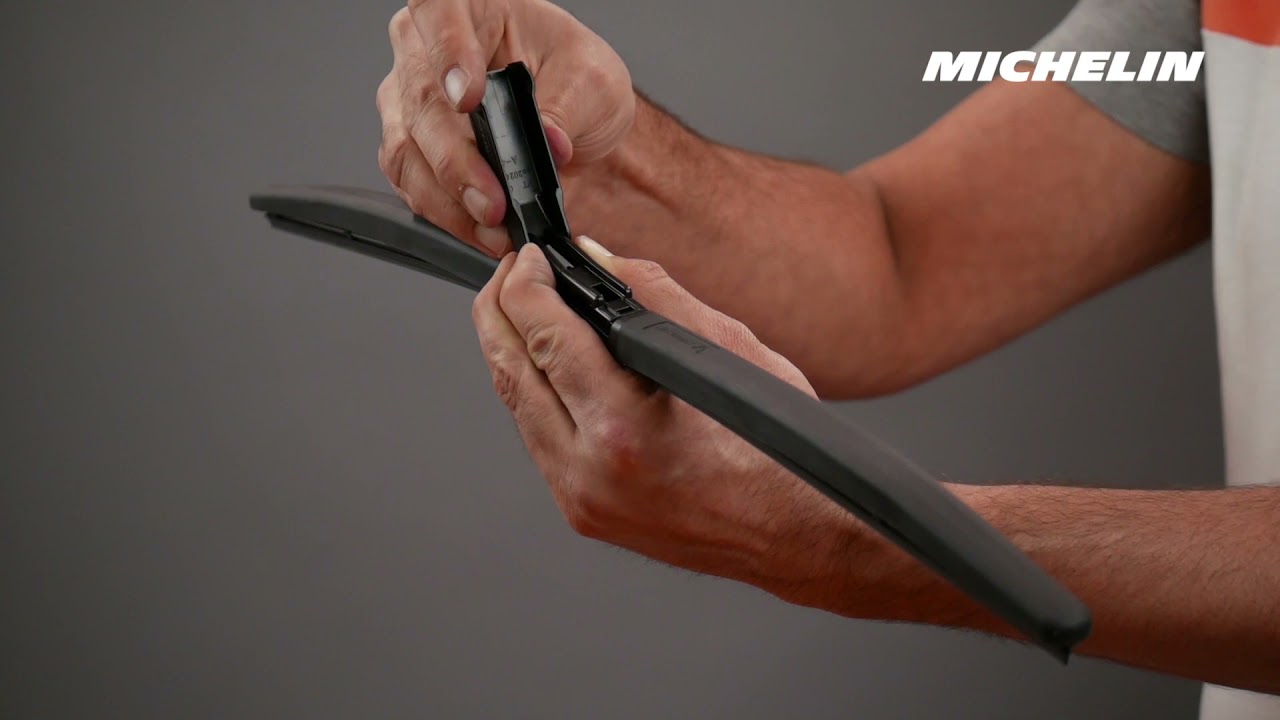 Michelin Hydroedge Hybrid Wiper Blade Side Lock Arm Installation - YouTube